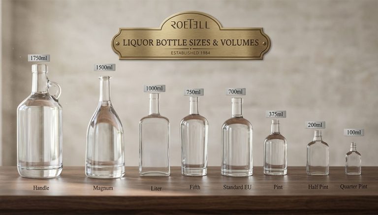Una guía sencilla para diferentes tamaños de botellas de licor ...