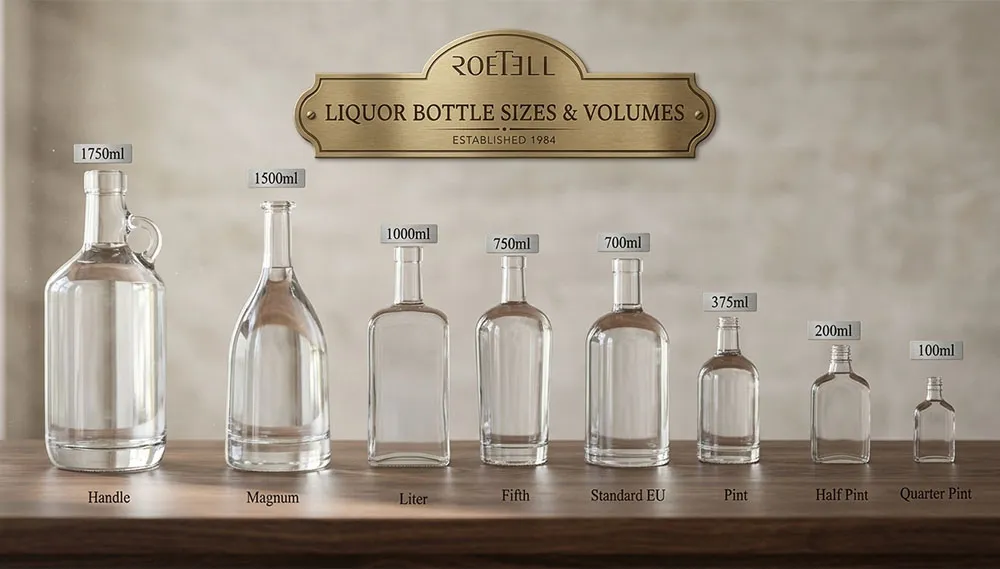 A Simple Guide To Different Sizes Of Liquor Bottles - Reliable Glass ...
