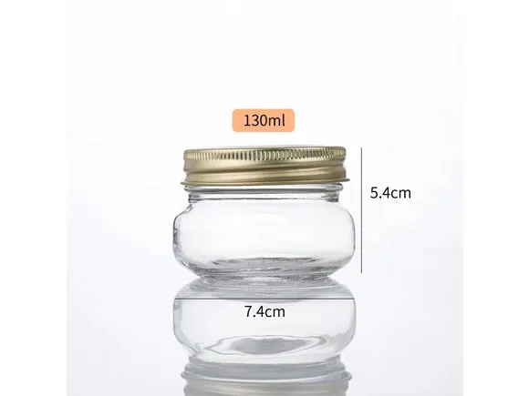 4oz 8oz 10oz Square Round Wide Mouth Glass Pickling Jars With Screw ...
