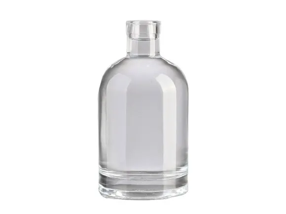 500ml Bulk Custom Round Luxury Glass Liquor Bottles Whiskey Vodka ...