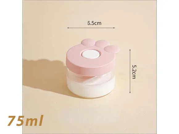 Barattoli rotondi in vetro borosilicato da 2 once e 7 once per alimenti ...