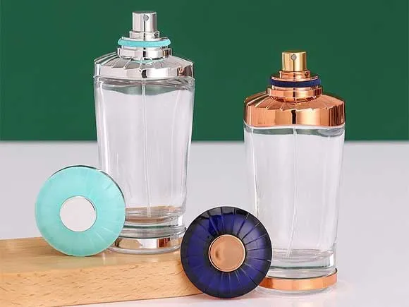 Shishe parfumi luksoze prej qelqi me vëllim 50ml 100ml, me 15 copë të ...
